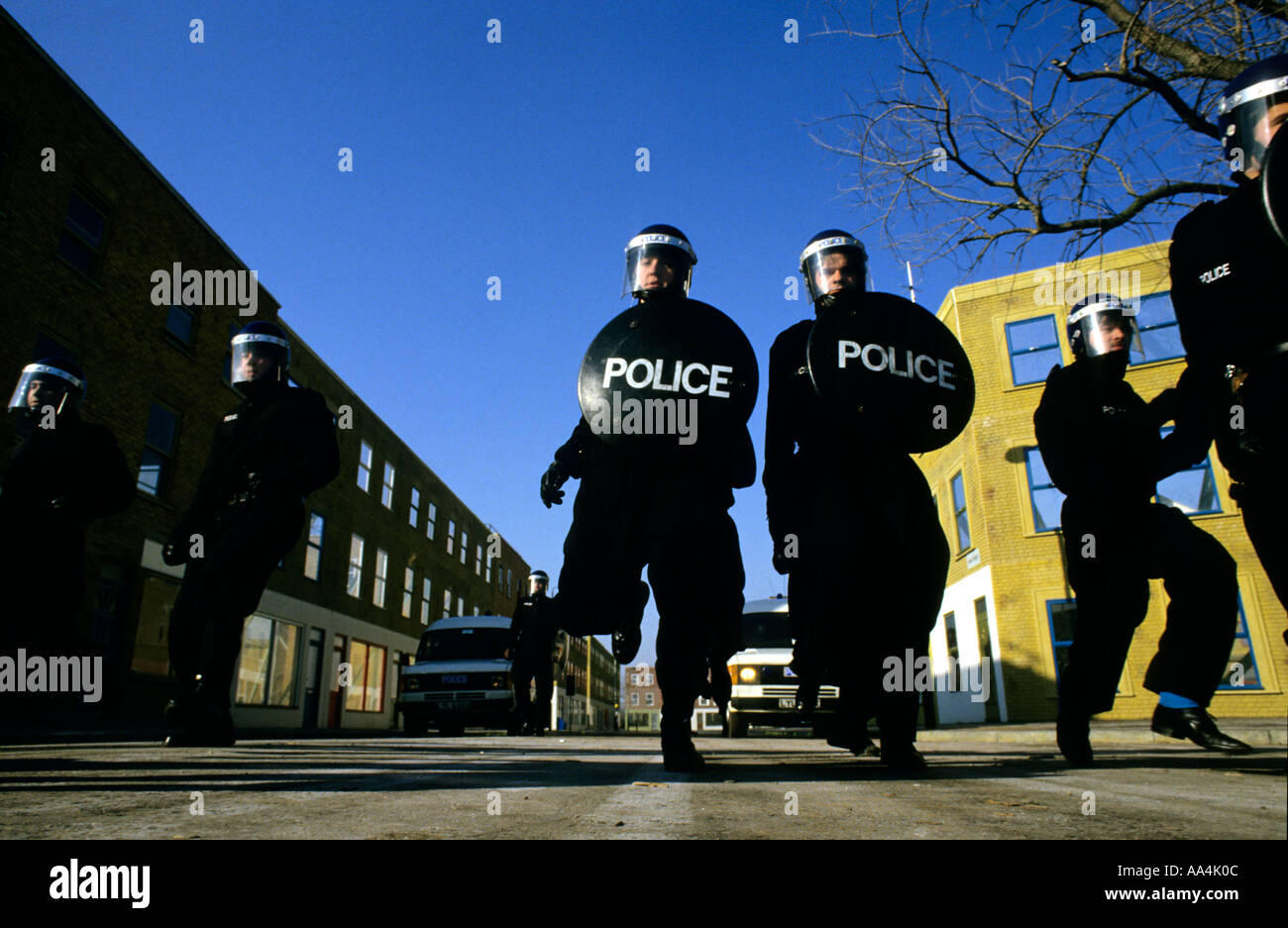 Police training centre at Hounslow, west London, England. Officers ...