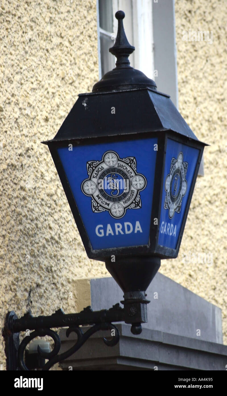 Irish Police Station lamp Adare Limerick Ireland Stock Photo - Alamy
