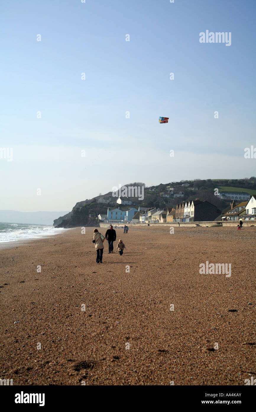 Beach kite flying Torcross Devon England UK Stock Photo - Alamy