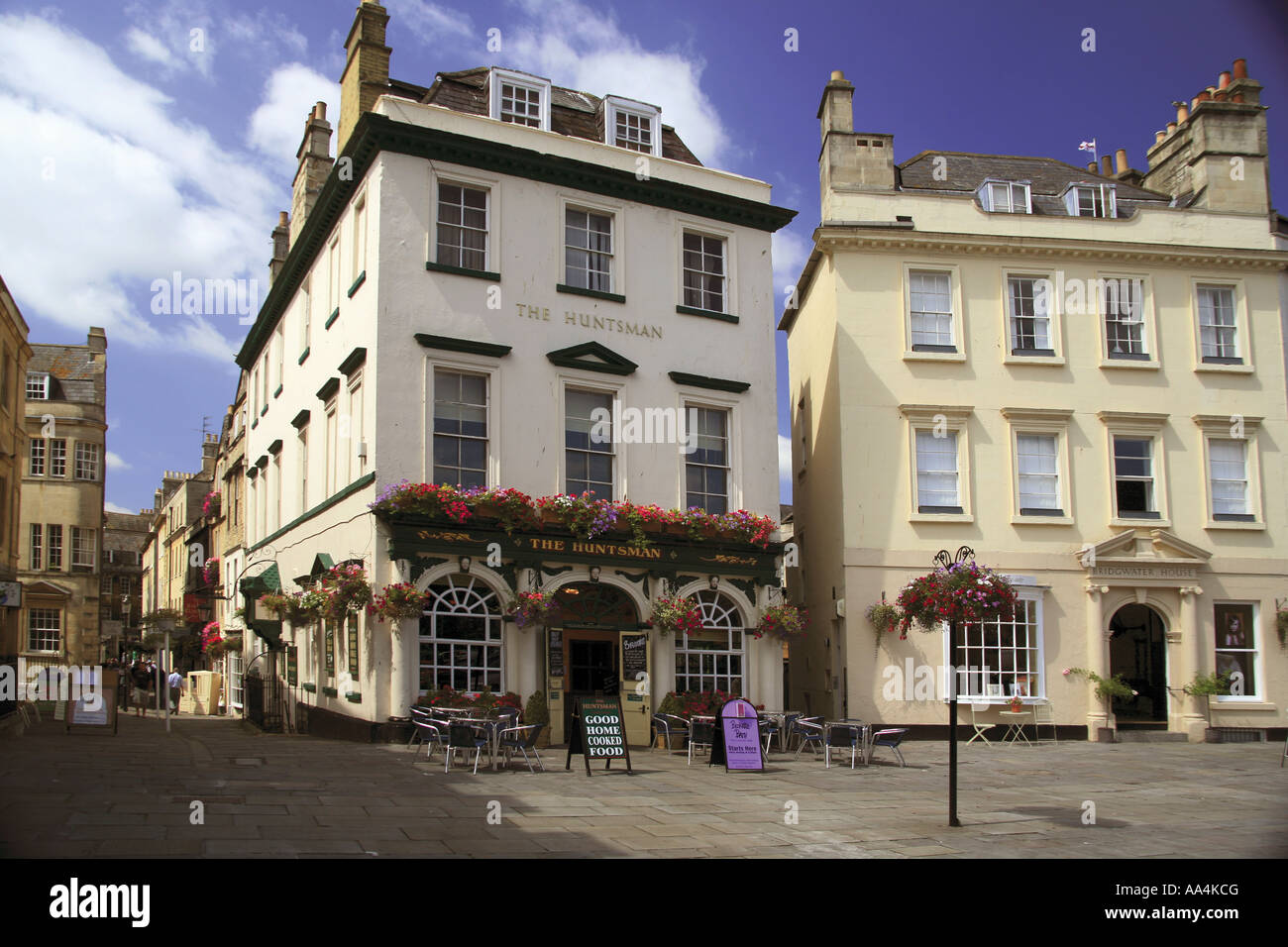 The Huntsman Inn Bath North East Somerset England UK Stock Photo - Alamy