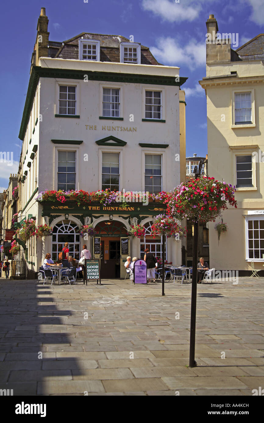 The Huntsman Inn Bath North East Somerset England UK Stock Photo - Alamy