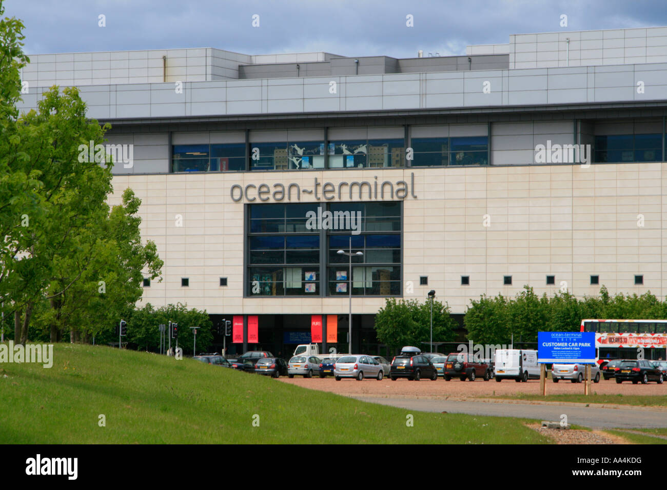 Ocean Terminal in Edinburgh, Scotland is a shopping centre, designed by ...