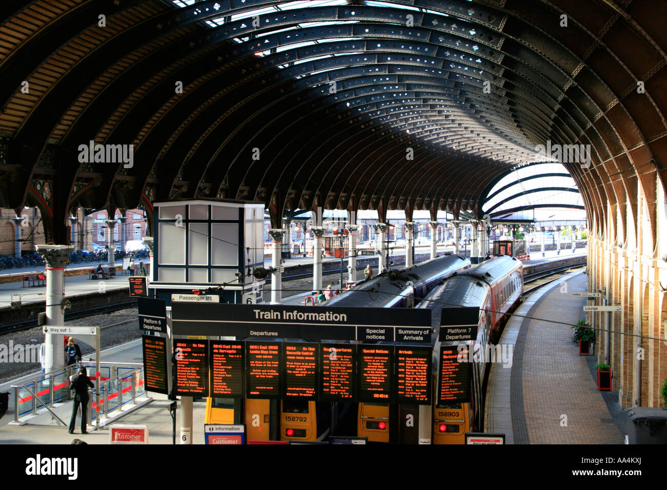 city of york railway station information matrix signs city of york ...