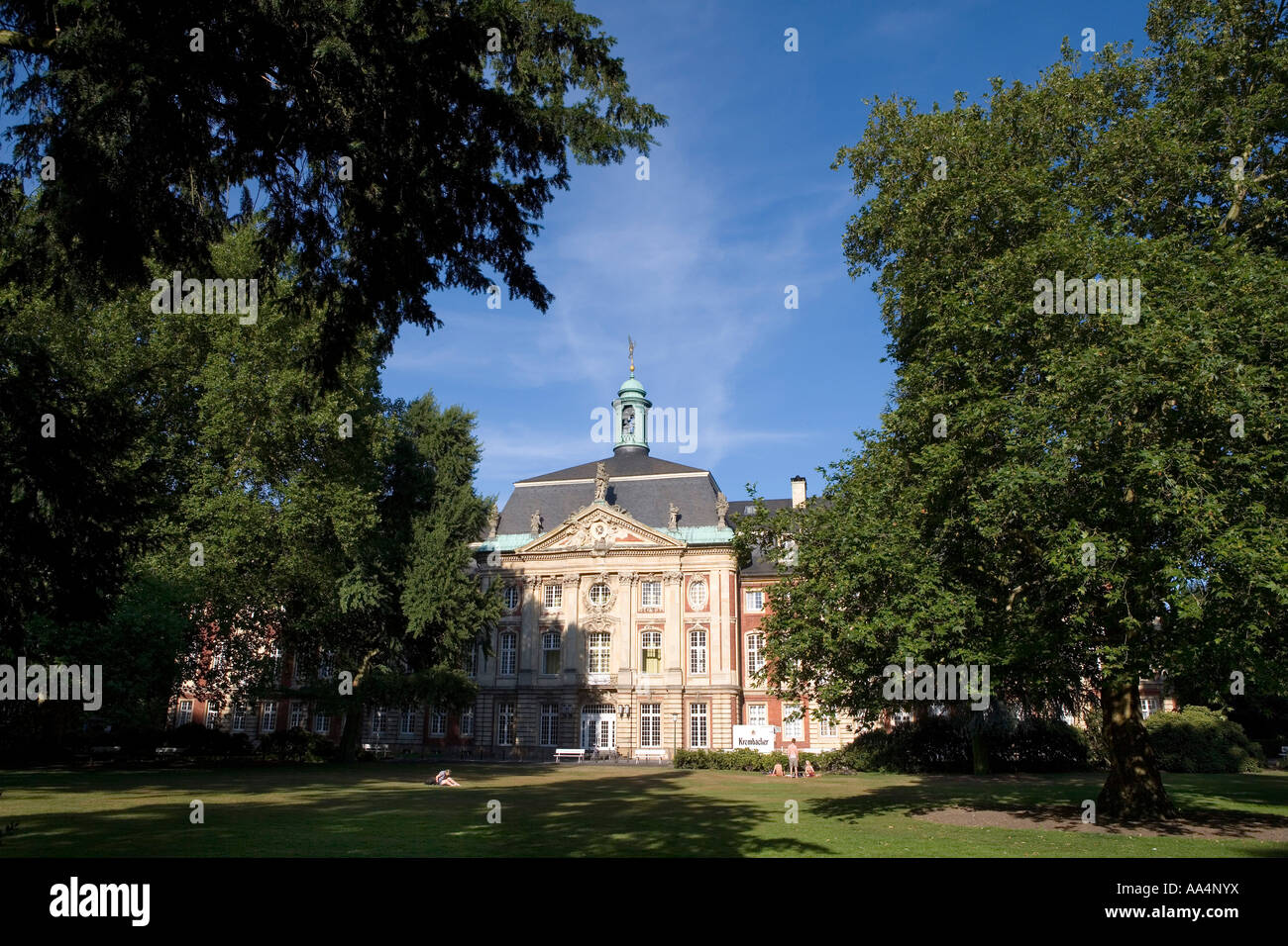 Castle Muenster North Rhine Westphalia Germany Stock Photo - Alamy