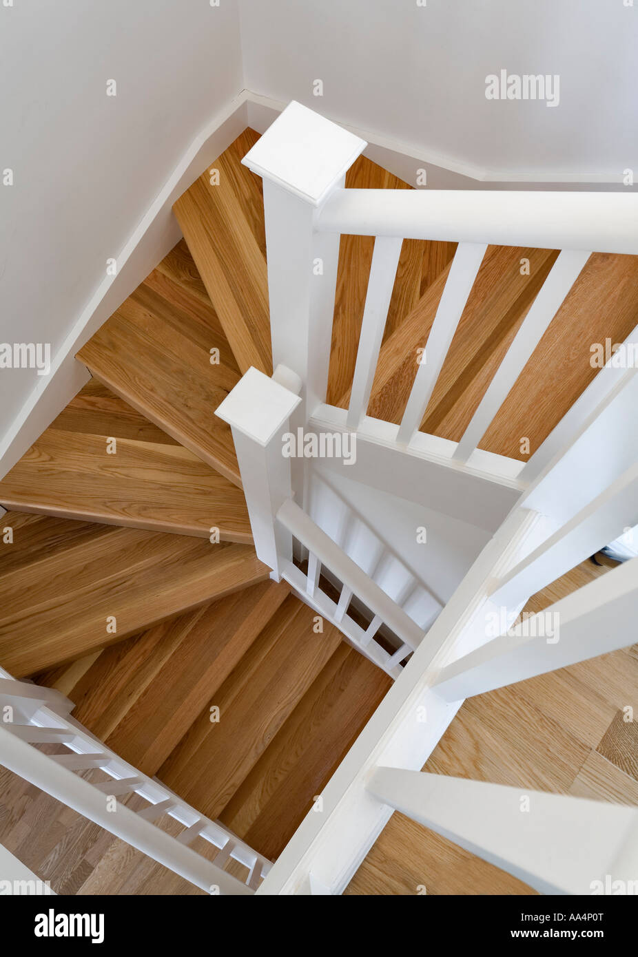 Architectural Detail timber staircase Stock Photo - Alamy