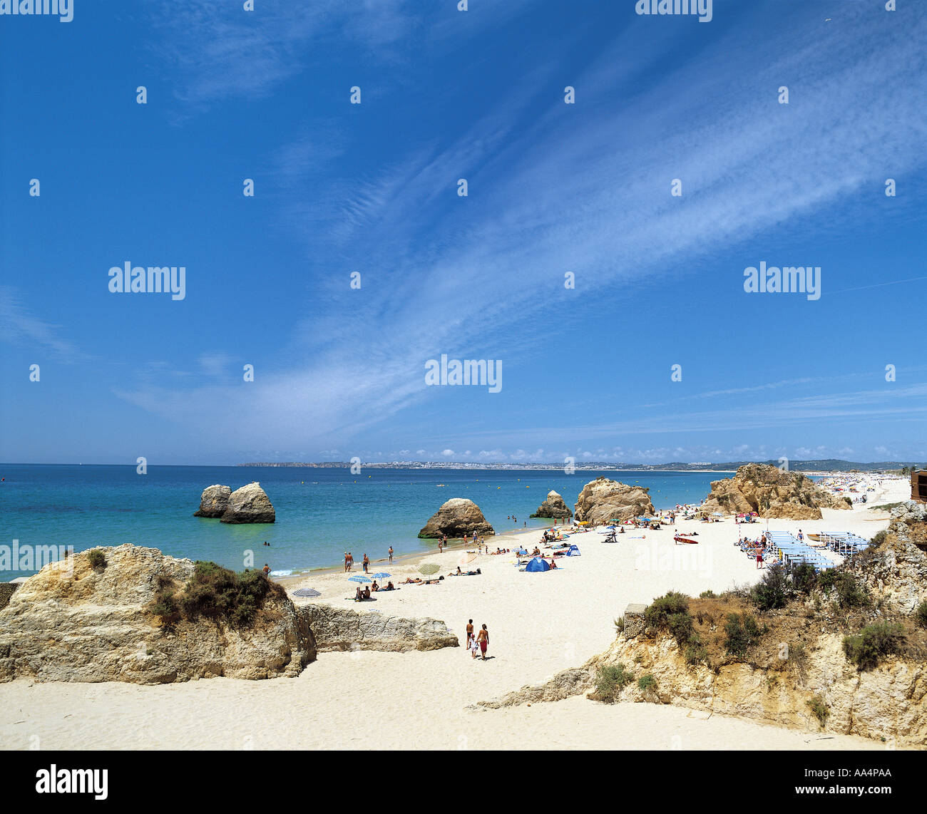 Alvor Beach, Day Stock Photo - Alamy