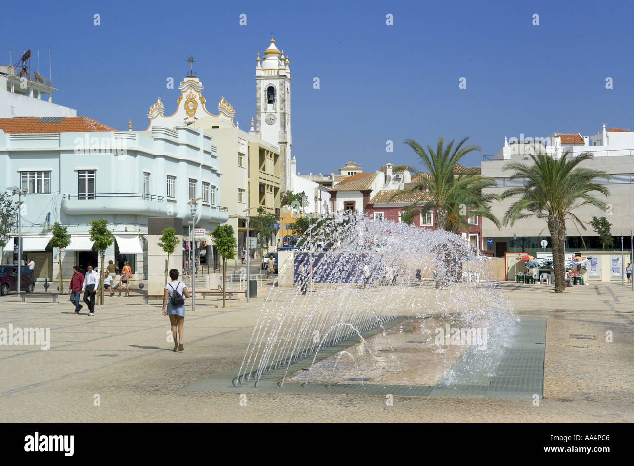 Portimao fountains town centre hi-res stock photography and images - Alamy