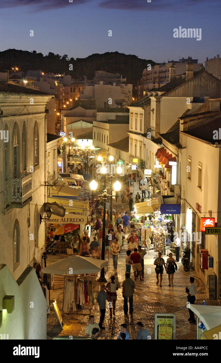 Portugal algarve albufeira night cafes hi-res stock photography and ...