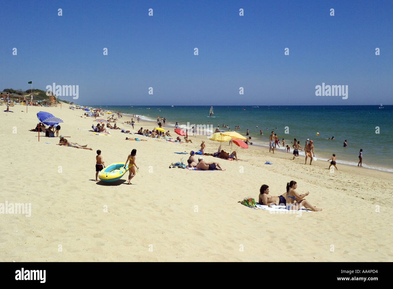 Algarve, Praia do Garrao Stock Photo - Alamy