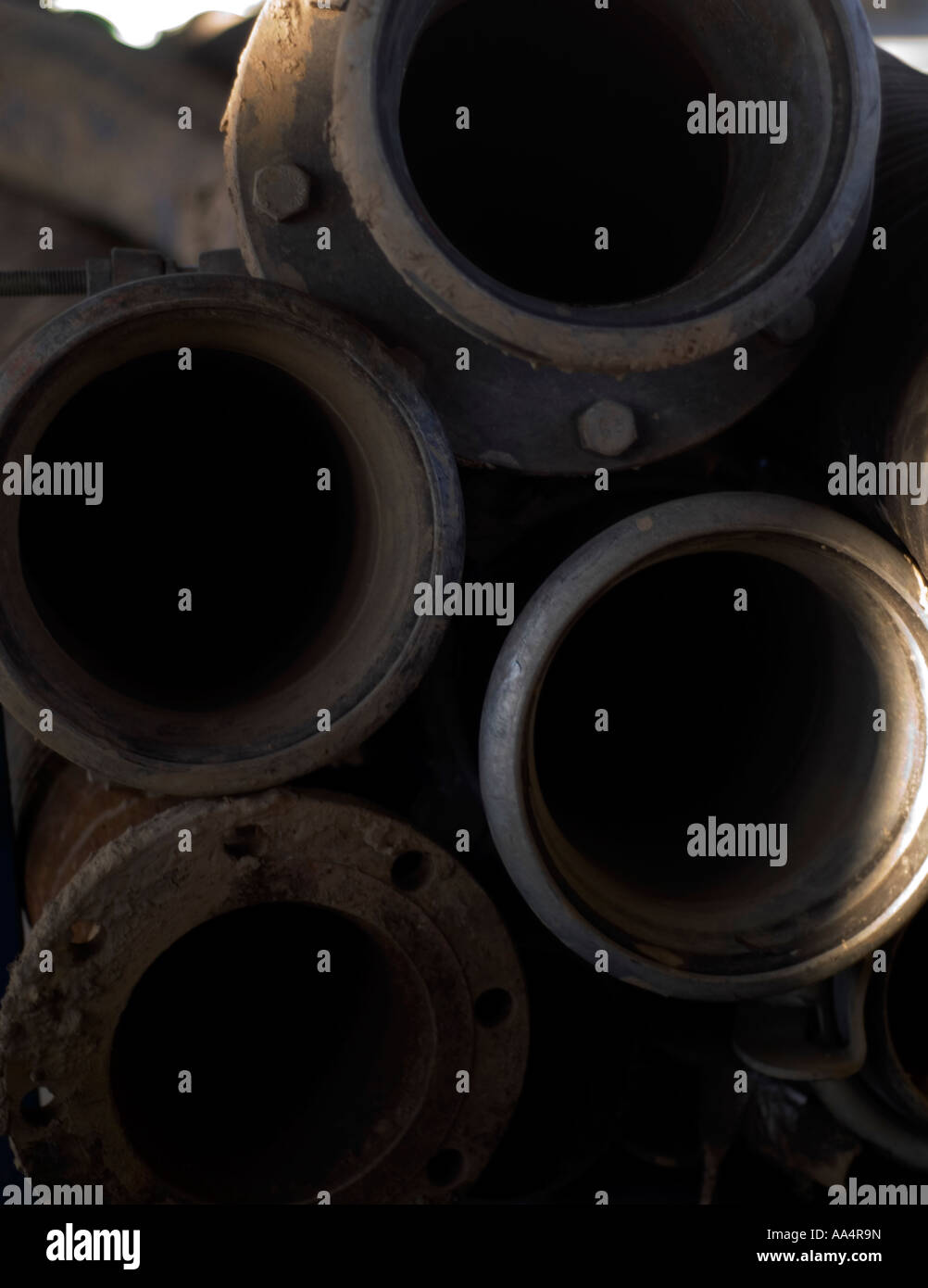 Close up of industrial pipes Stock Photo - Alamy