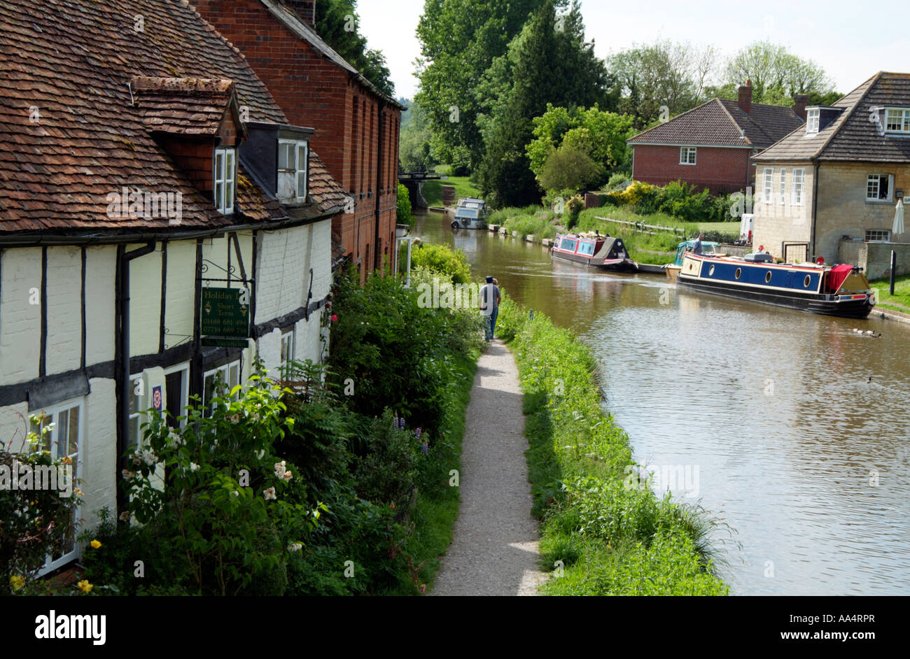 Hungerford West Berkshire England UK The Kennet and Avon Canal Stock ...