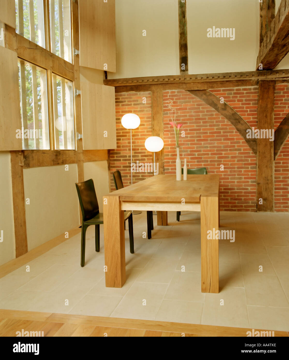 Medieval timber framed house interior hi-res stock photography and ...