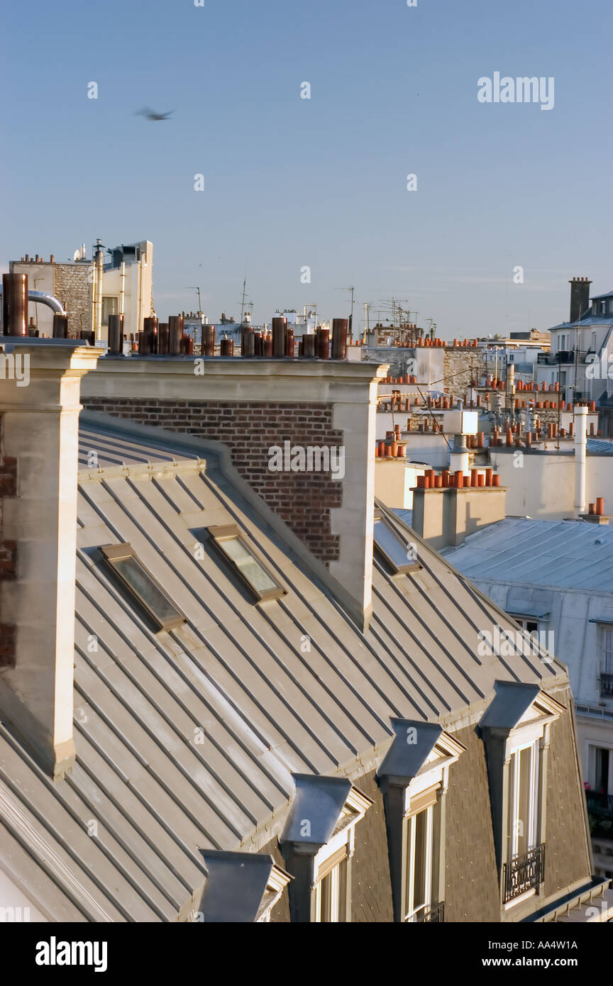 Paris overview of city rooftops hi-res stock photography and images - Alamy