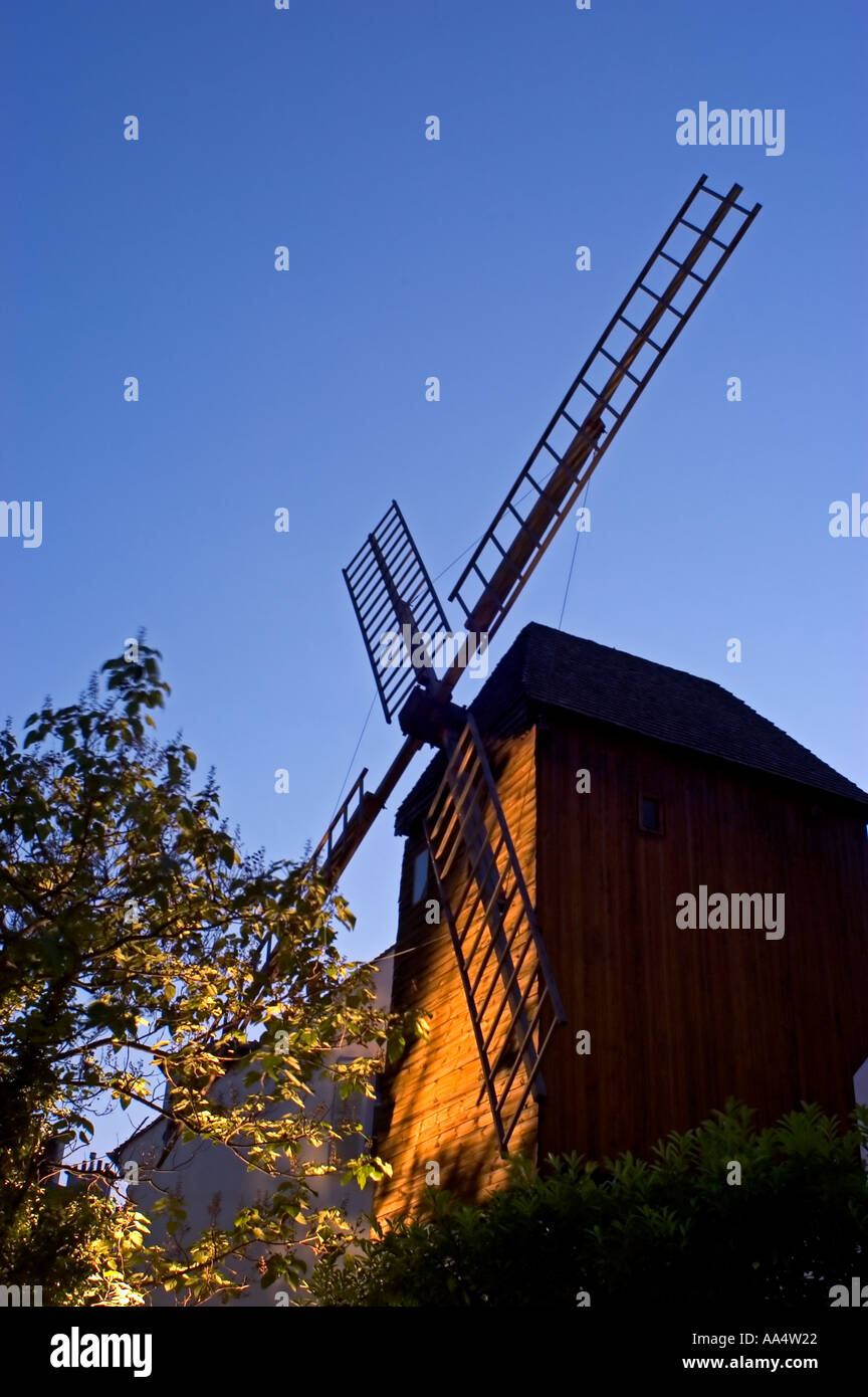 Paris France, Monument, Old Windmill on Montmartre Hill, Rue Lepic, at ...