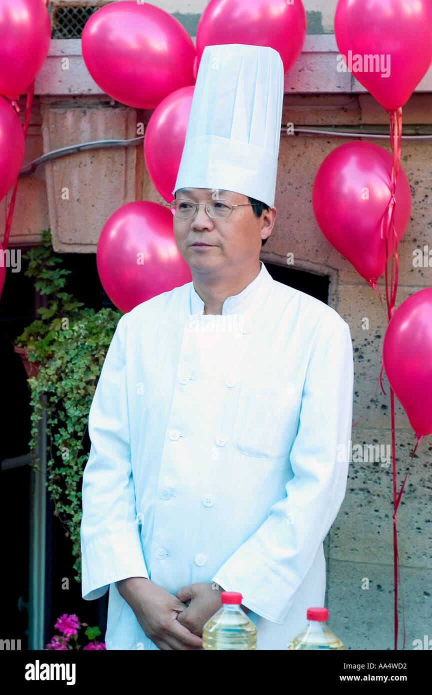 Portrait, Paris France, "Chinese Chef" at the "Chinese Cultural Center ...