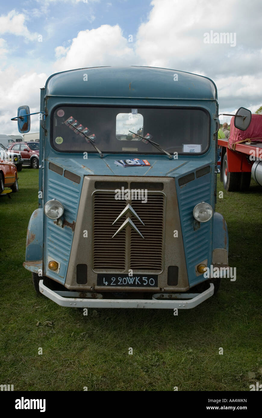A Citroen lorry at a gathering of vintage vehicles Stock Photo - Alamy
