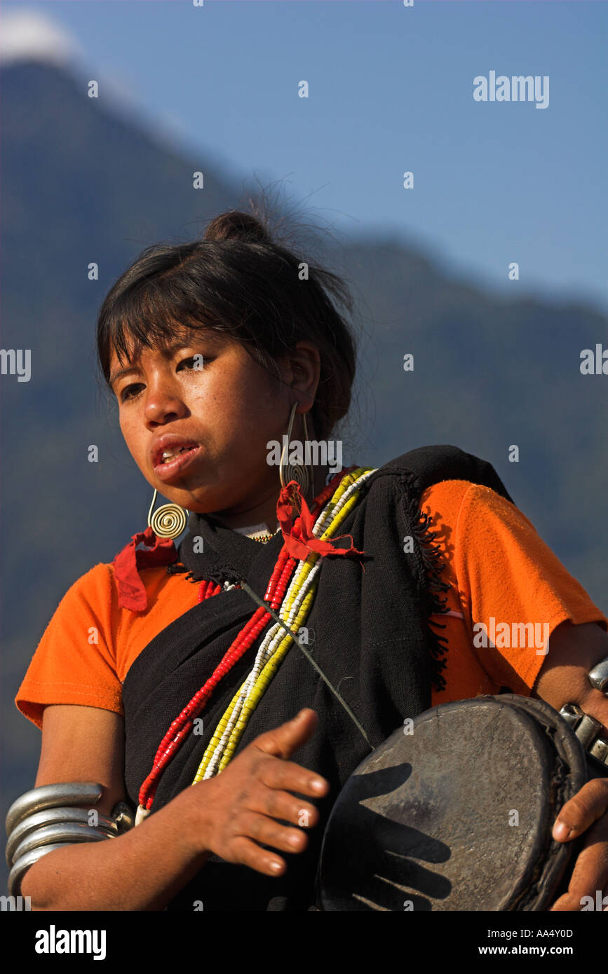 Naga tribe burma new year dancing hi-res stock photography and images ...