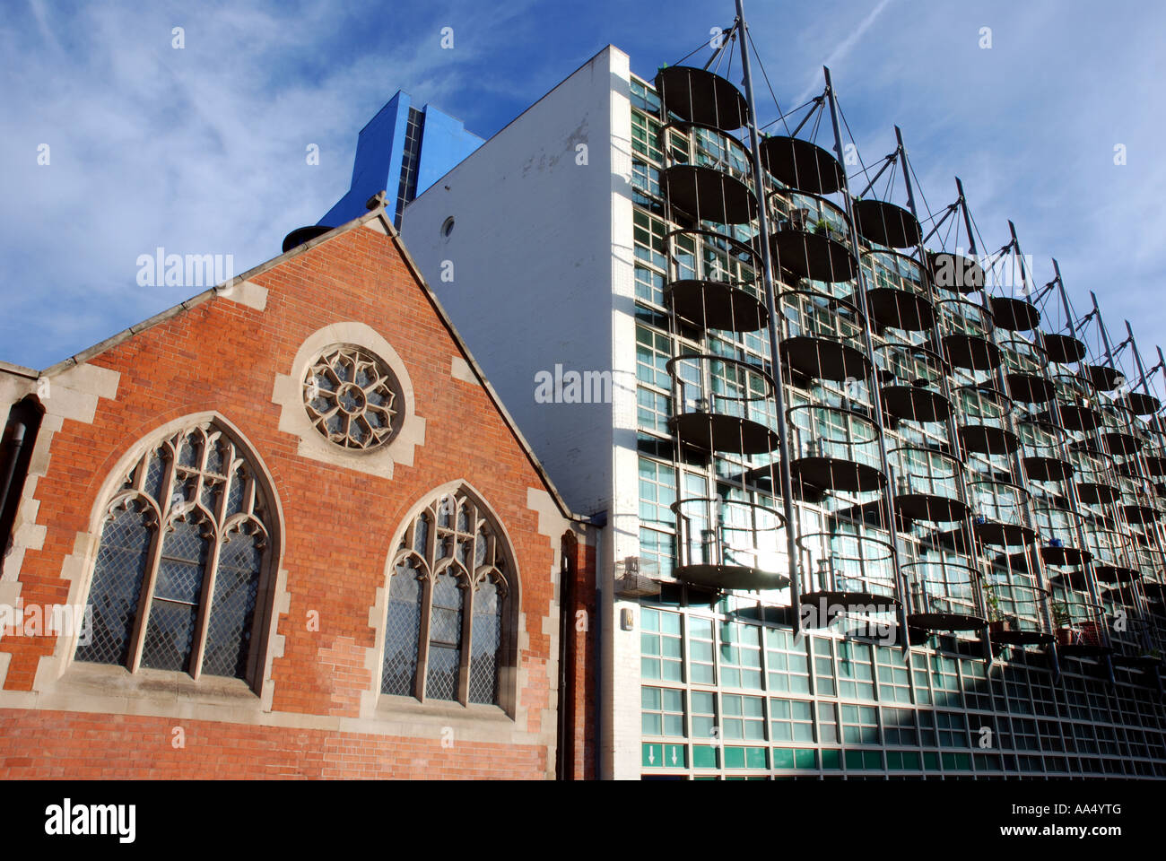Buildings at the Custard Factory, Digbeth, Birmingham, West Midlands ...