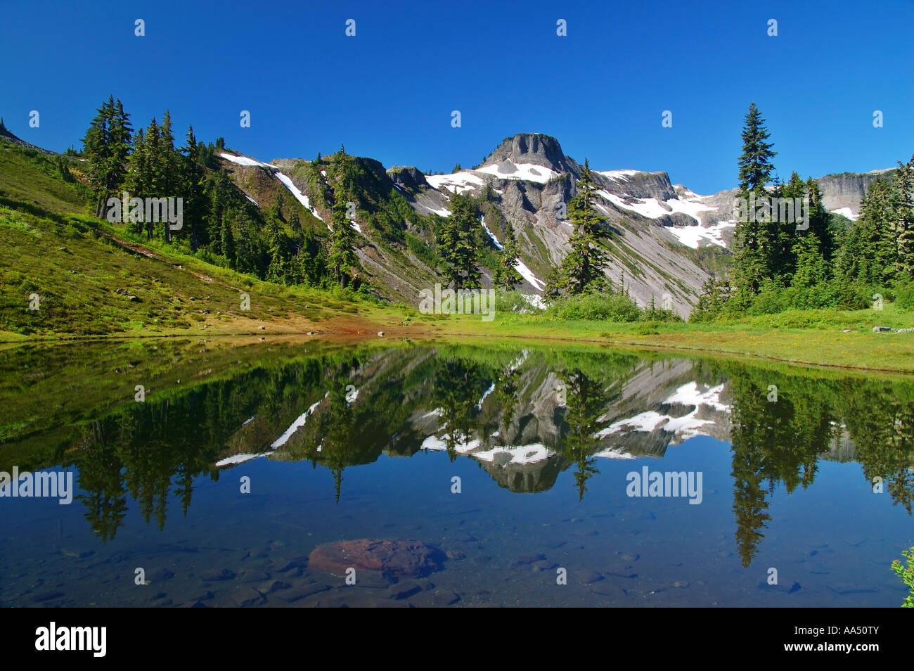 Table Mountain in the North Cascades of Washington State Stock Photo ...