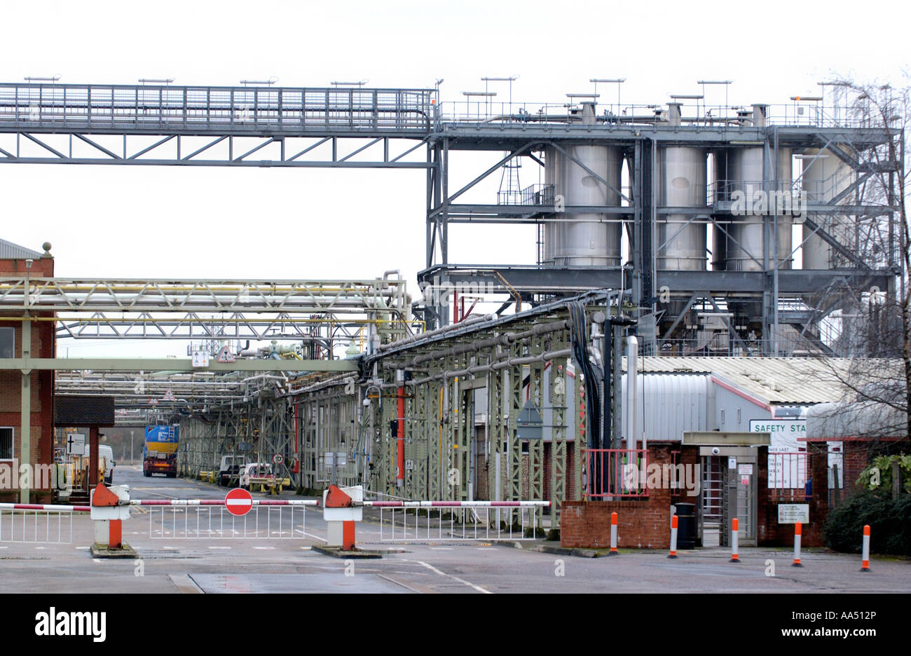 Solutia chemical maufacturing plant in Newport South Wales UK formerly ...