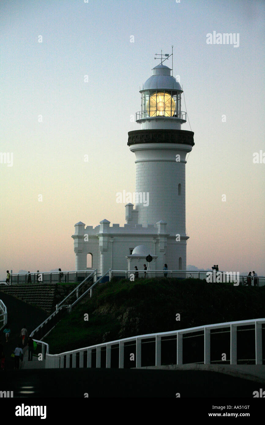 Australia's eastern most lighthouse at Cape Byron NSW Australia Stock ...