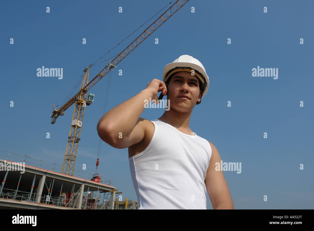 Young man at work Stock Photo - Alamy