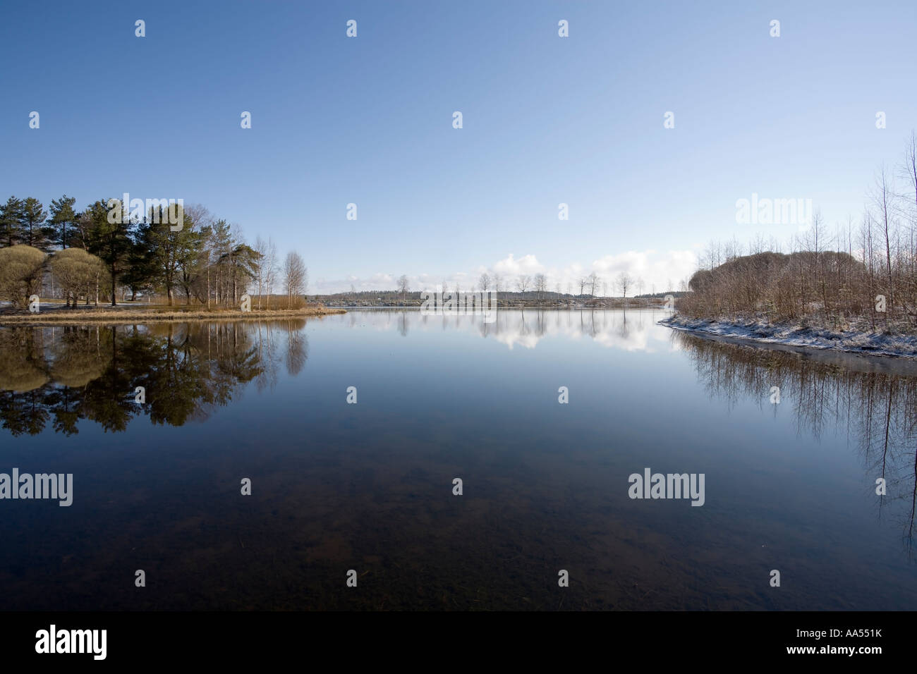 lake view Finland Stock Photo - Alamy