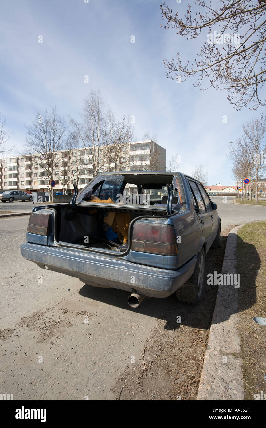 Wrecked street hi-res stock photography and images - Alamy