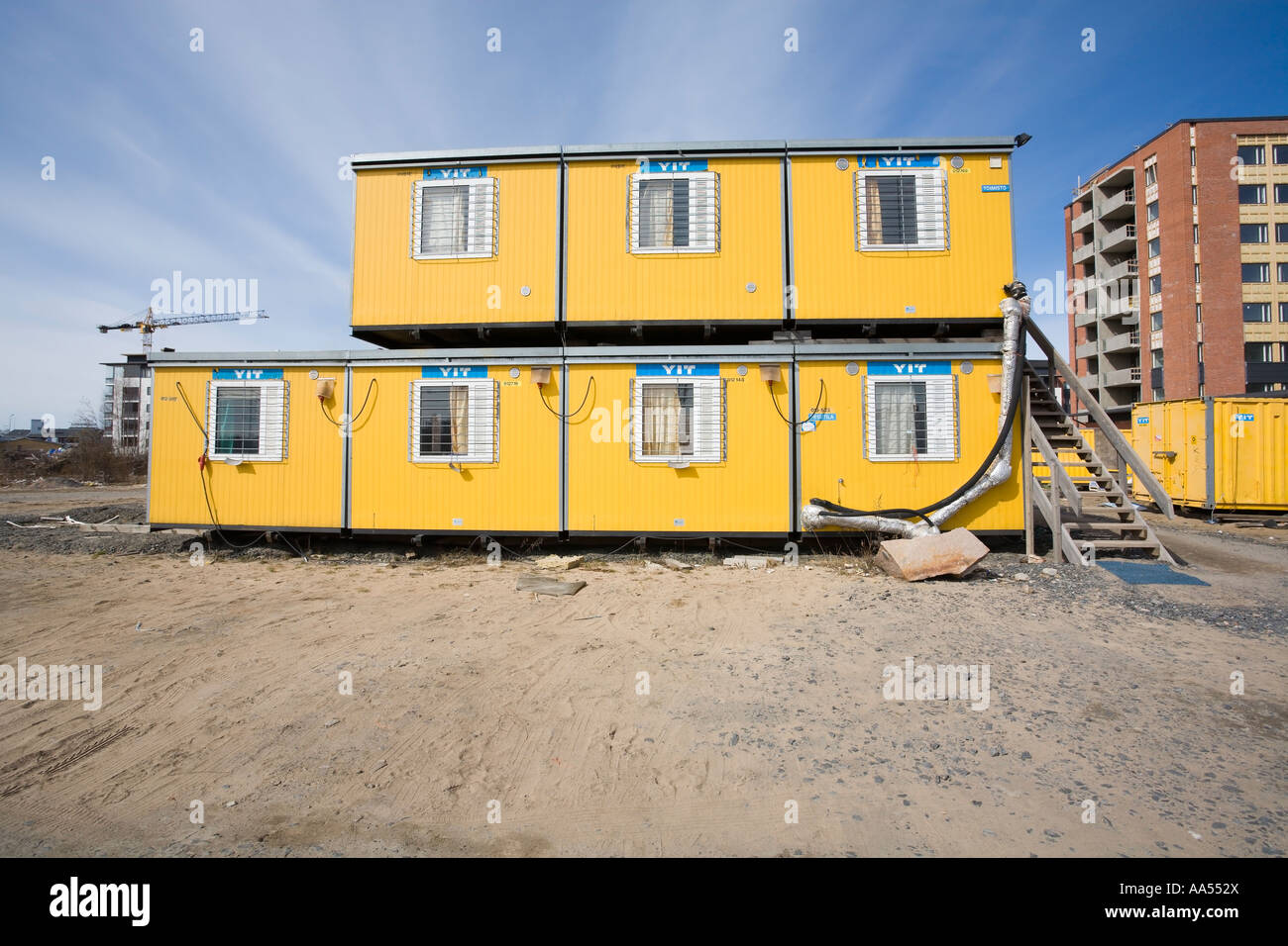 Construction site cabins hi-res stock photography and images - Alamy