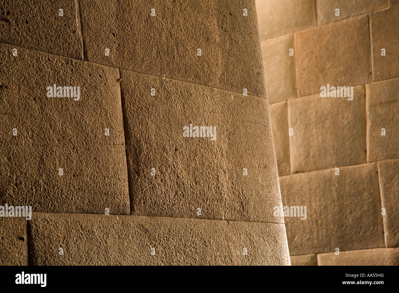 Fine Inca stonework in the monastery in Cuzco, Peru Stock Photo - Alamy