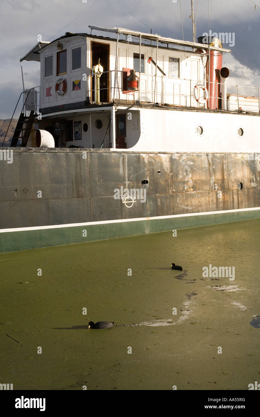 SS Yavari, an iron hulled boat built in the UK and shipped out to Peru ...