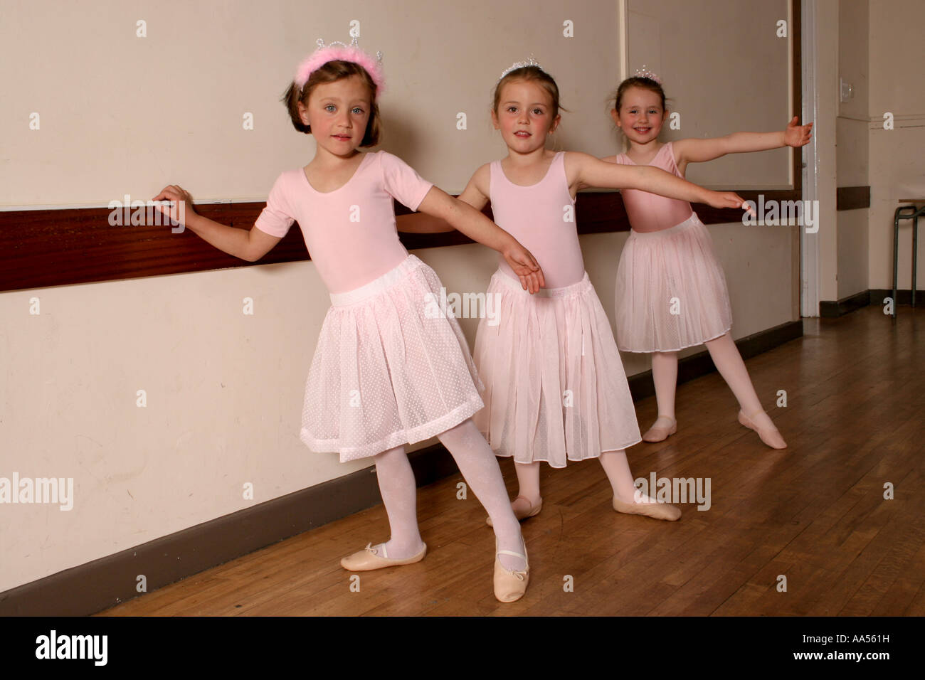 Three little ballerinas Stock Photo - Alamy