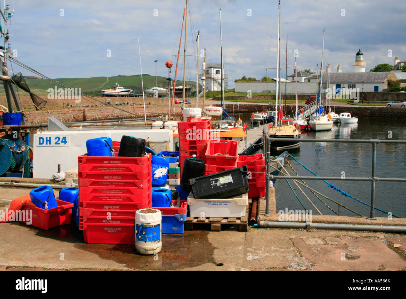cromarty harbour the black isle scotland highlands east coast Stock ...