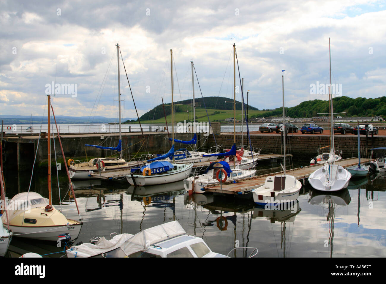 the black isle scotland highlands east coast avoch harbour Stock Photo ...