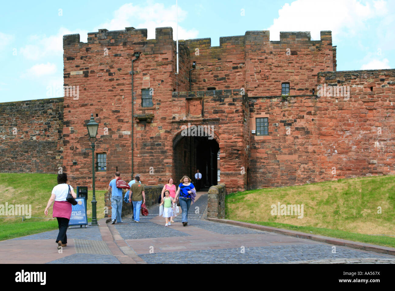 carlisle castle cumbria england uk gb Stock Photo - Alamy