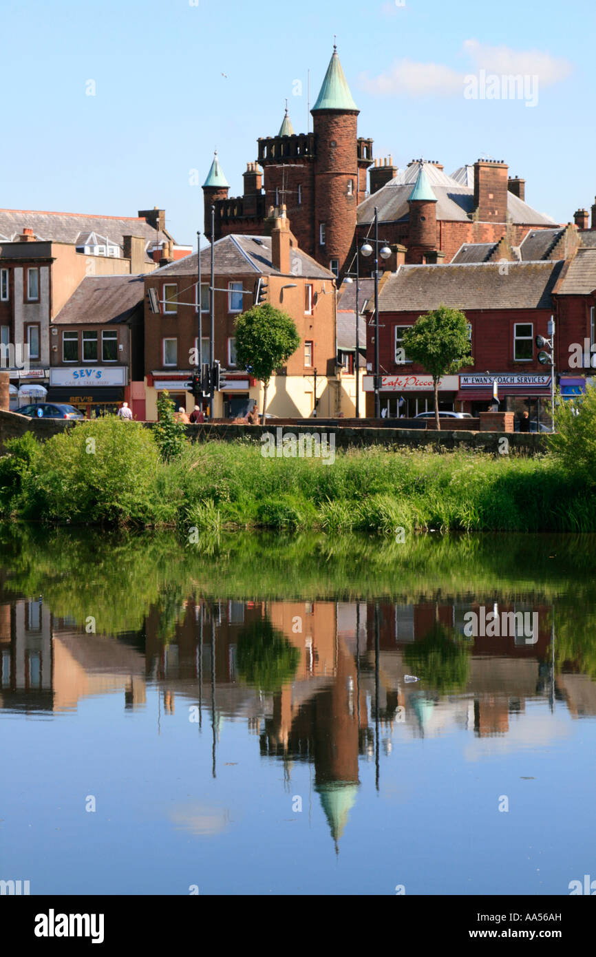River Nith dumfries scotland uk gb Stock Photo - Alamy