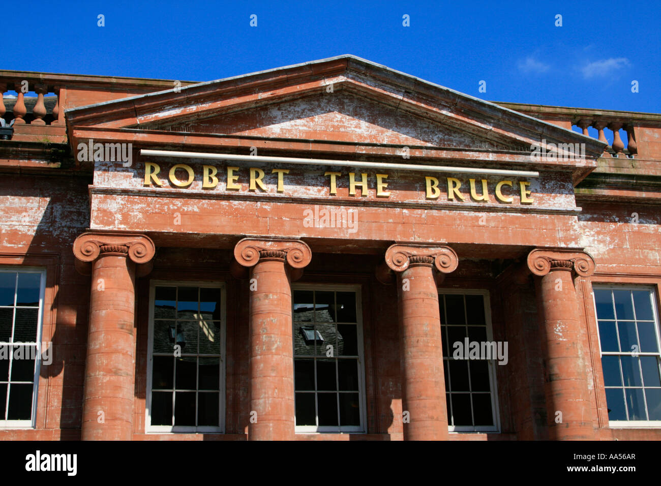 robert the bruce building dumfries town centre scotland uk gb Stock ...