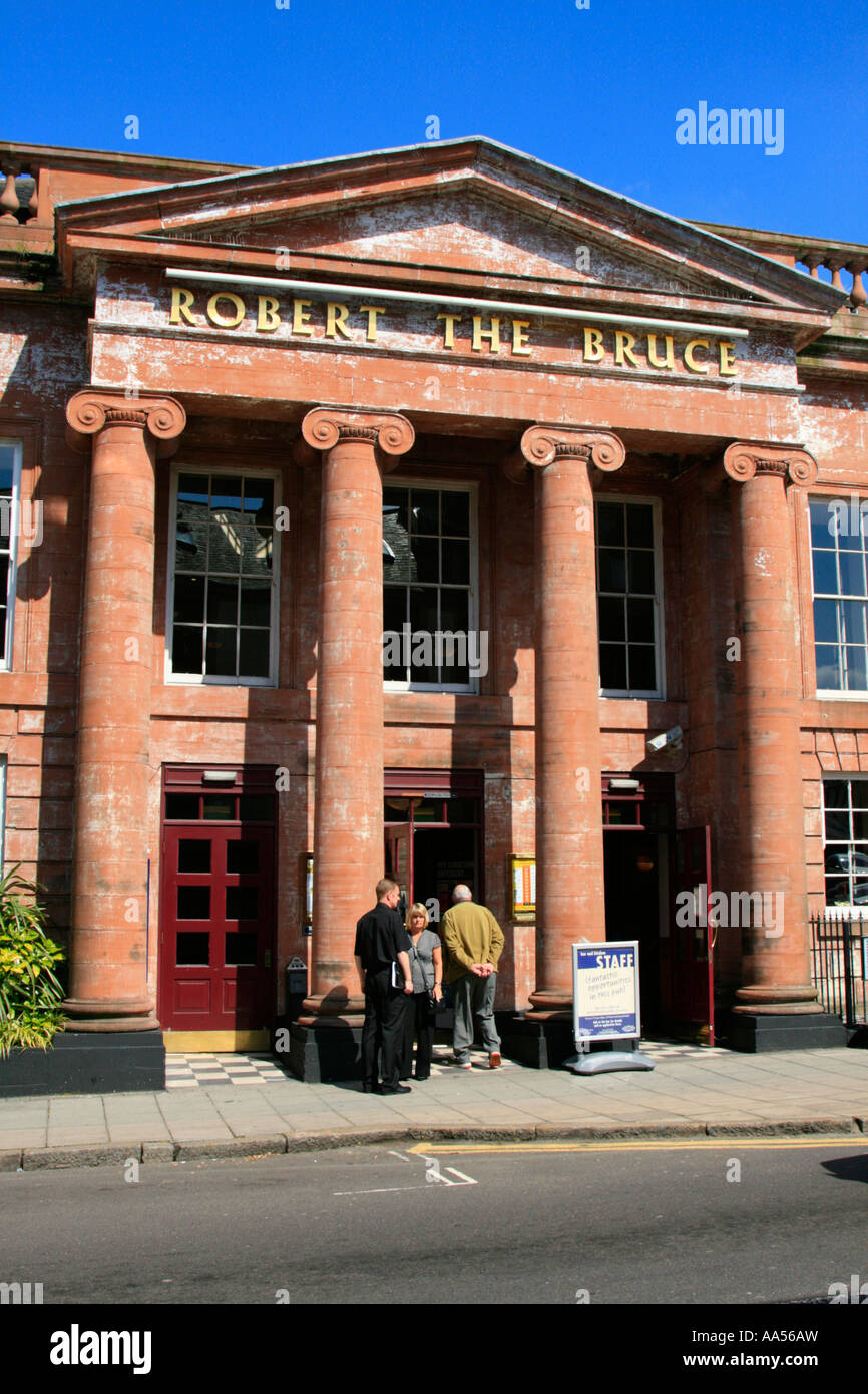robert the bruce building dumfries town centre scotland uk gb Stock ...