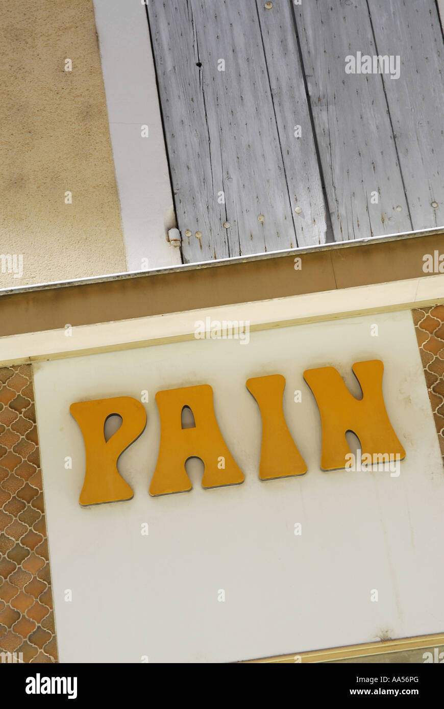 pain sign, france Stock Photo - Alamy