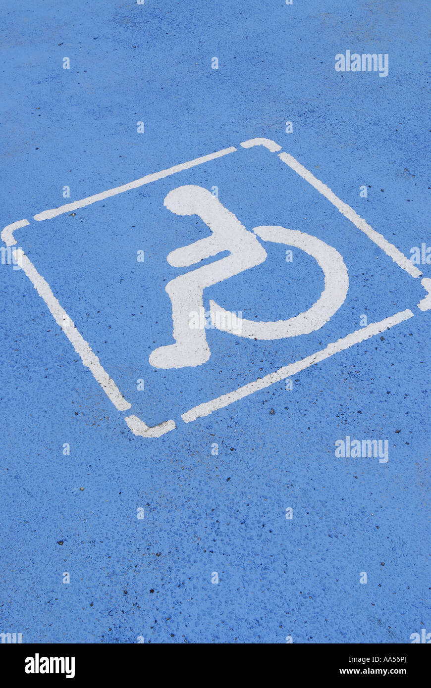 disabled car parking space Stock Photo - Alamy