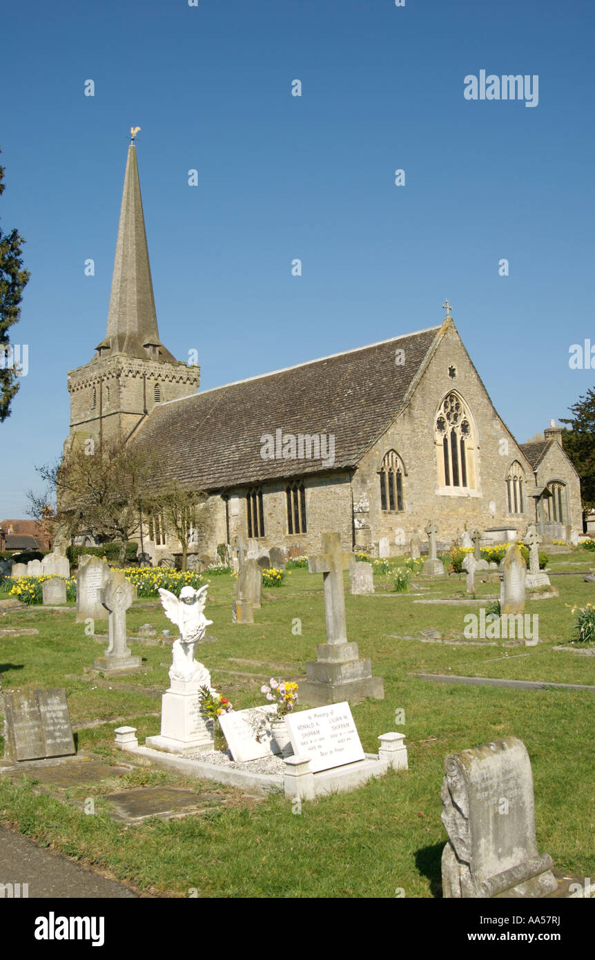 Quaint english village church church Cuckfield Sussex England Stock ...