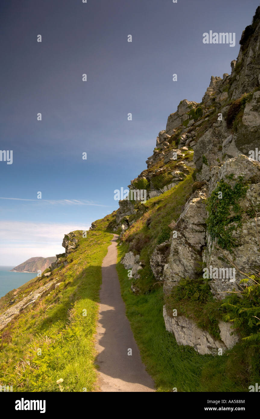 Valley of Rocks North Devon Exmoor Somerset UK Stock Photo - Alamy