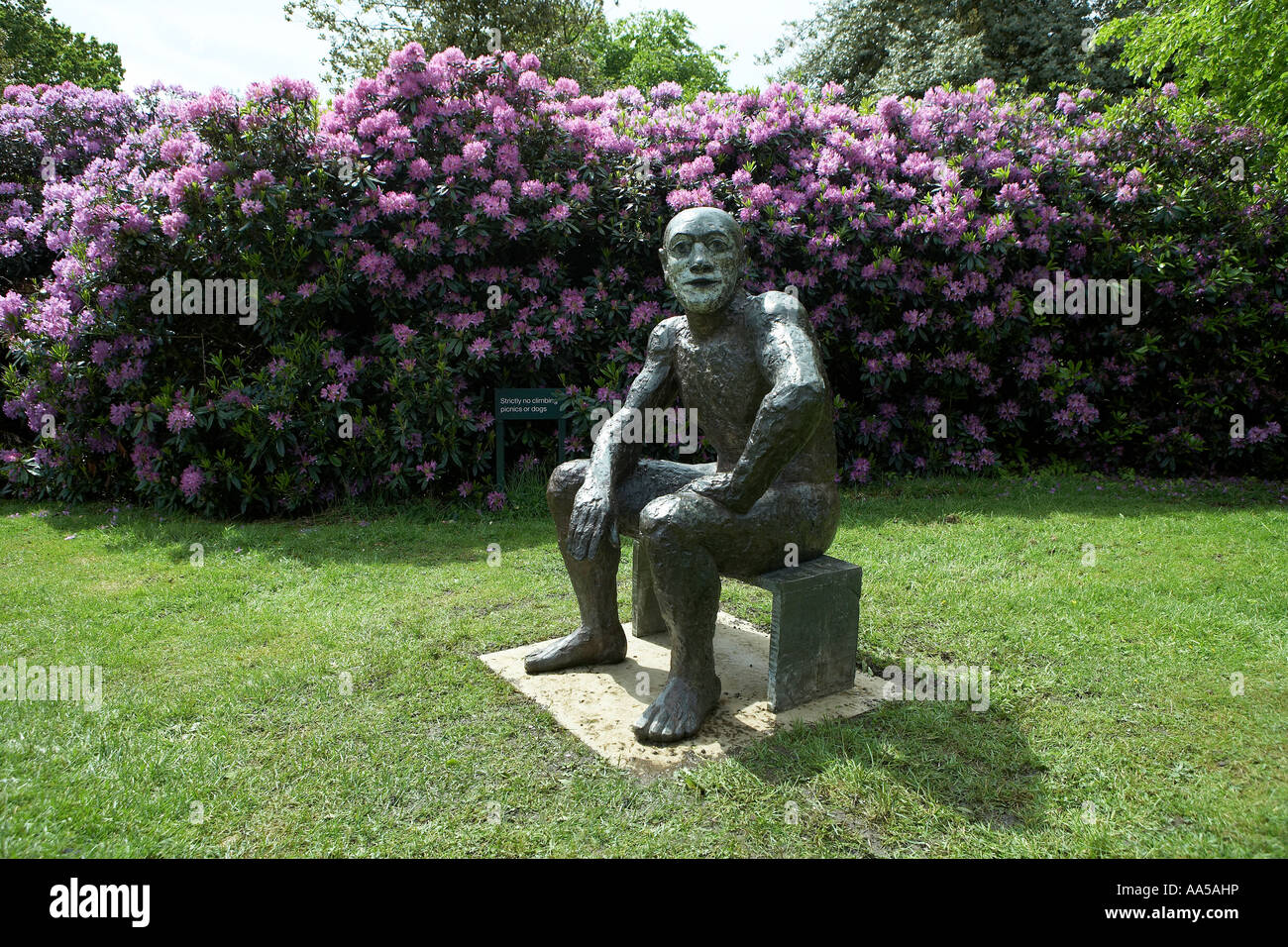 Statue on display at the Yorkshire Sculpture Park Bretton South ...