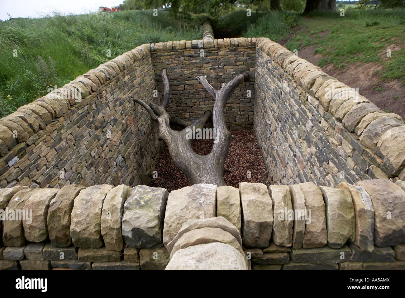 Hanging Trees by Andy Goldsworthy Oxley Bank Yorkshire Sculpture Park ...