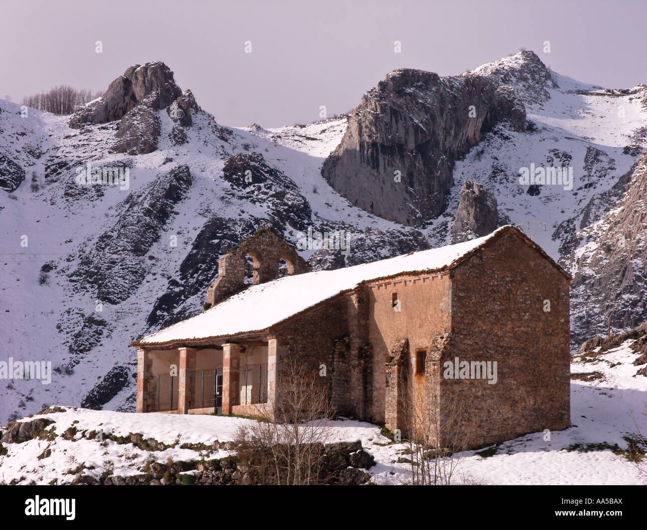 Ermita de Pruneda in Rabanal de Luna Leon province Spain Stock Photo ...