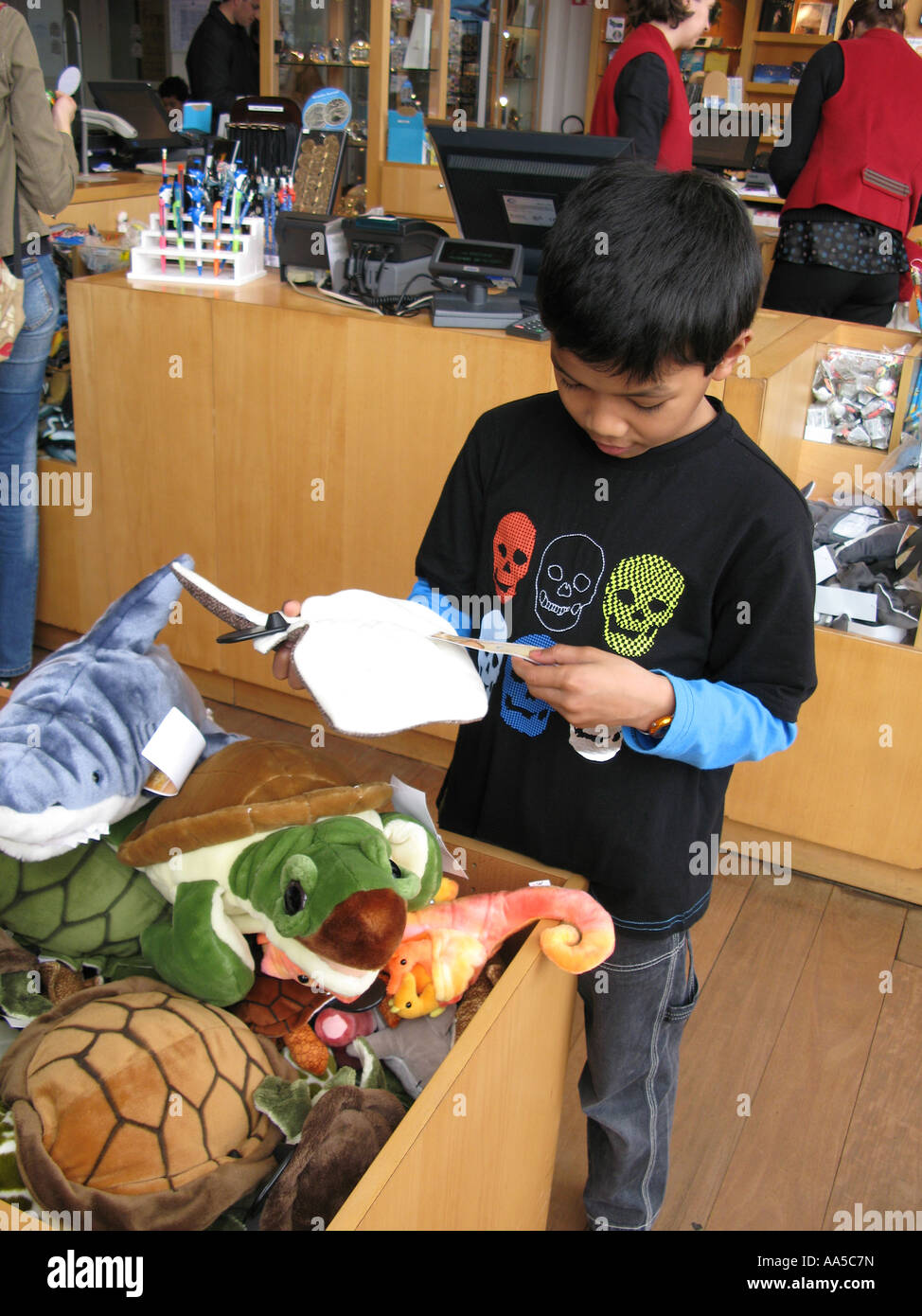 boy in a shop Stock Photo - Alamy