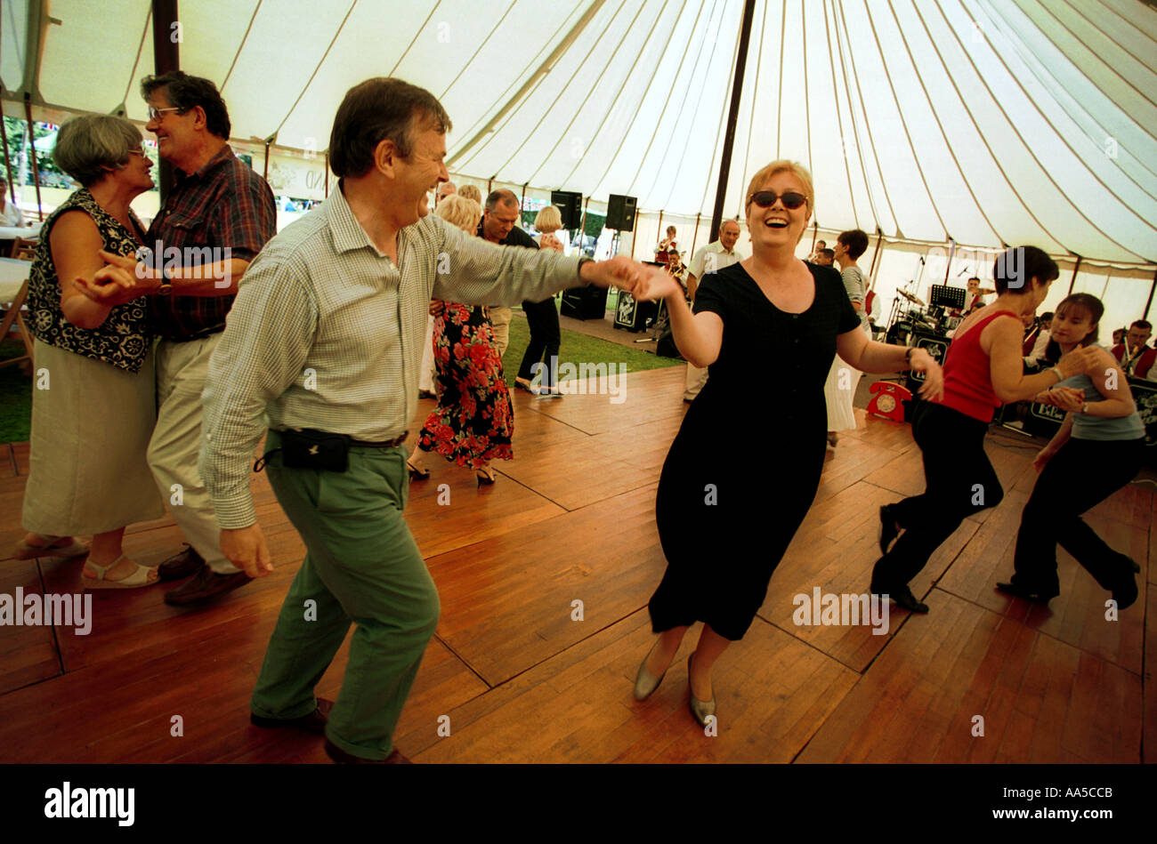 AFTERNOON TEA DANCE AT THE GARDENS OF EASTON LODGE DUNMOW ESSEX ENGLAND ...