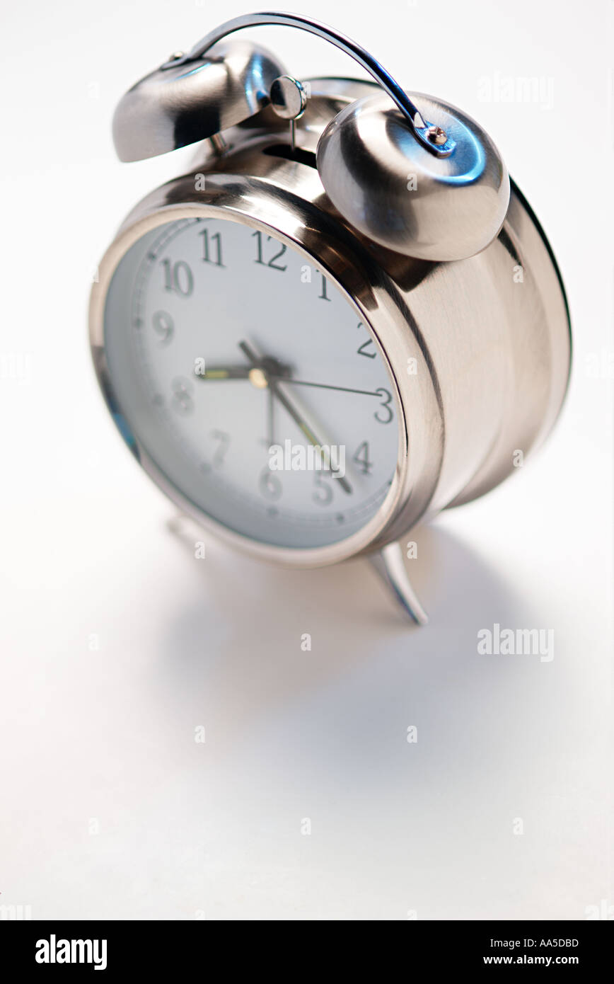 chrome alarm clock Stock Photo - Alamy