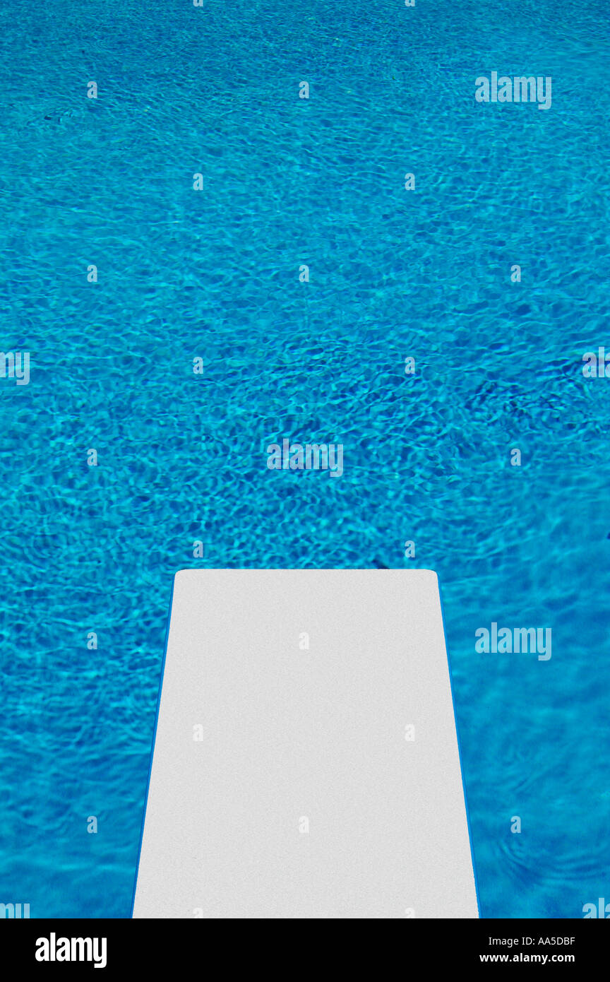 Diving board swimming pool hi-res stock photography and images - Alamy
