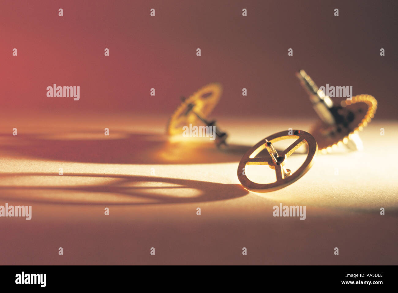 Clock Cog Wheels Stock Photo - Alamy